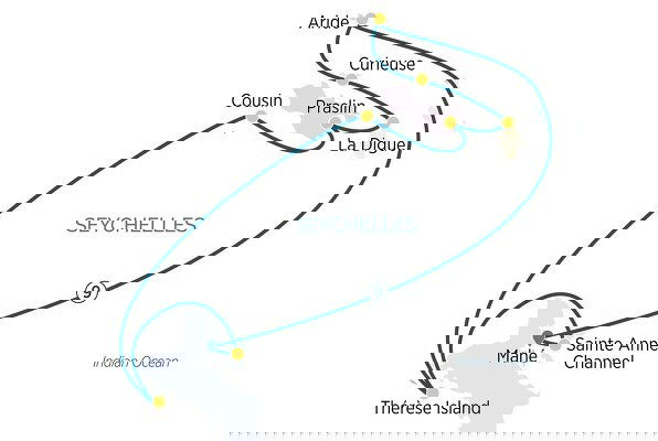 Seychelles Cruises - 2024-2027 Seasons