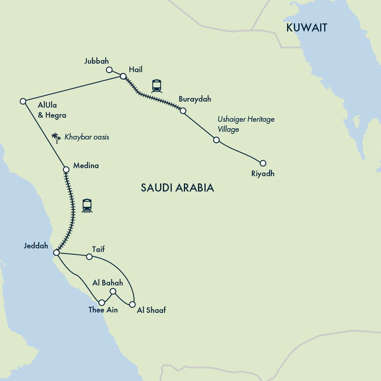 Saudi Arabia Explorer - Exodus (13 Days From Riyadh to Jeddah)