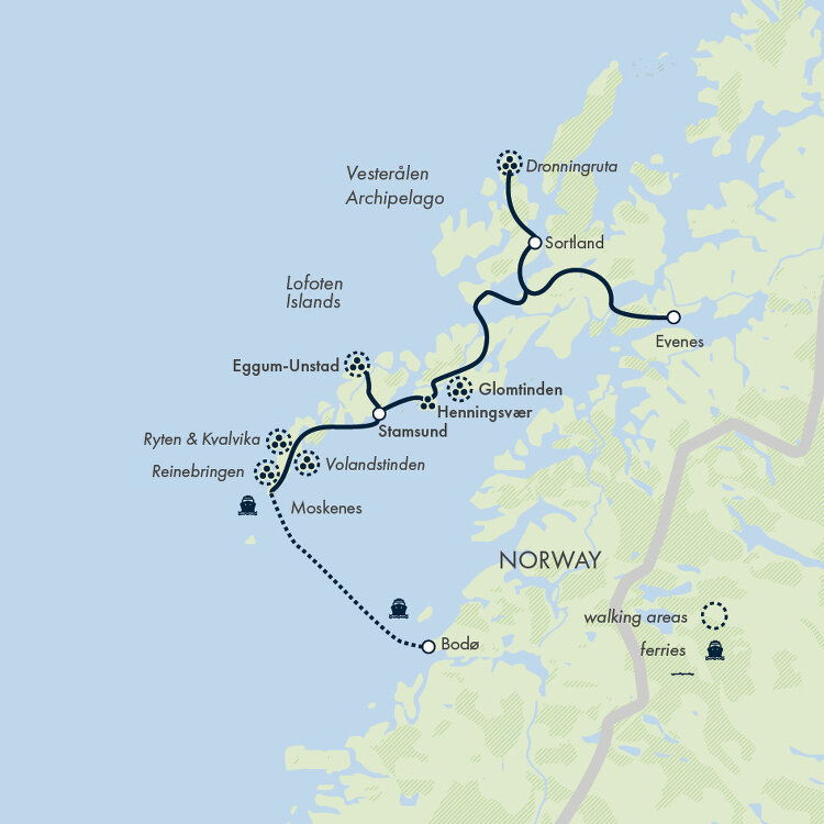 Hike the Lofoten & Vesterålen Islands - Exodus (8 Days From Evenes to Bodo)