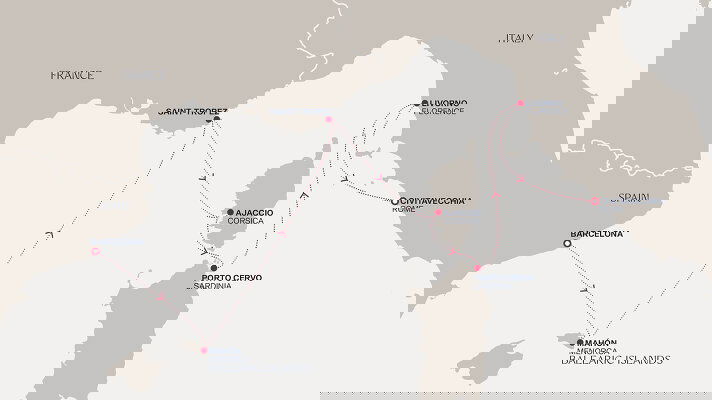 Cruises from Barcelona to Rome - 2024-2026 Seasons