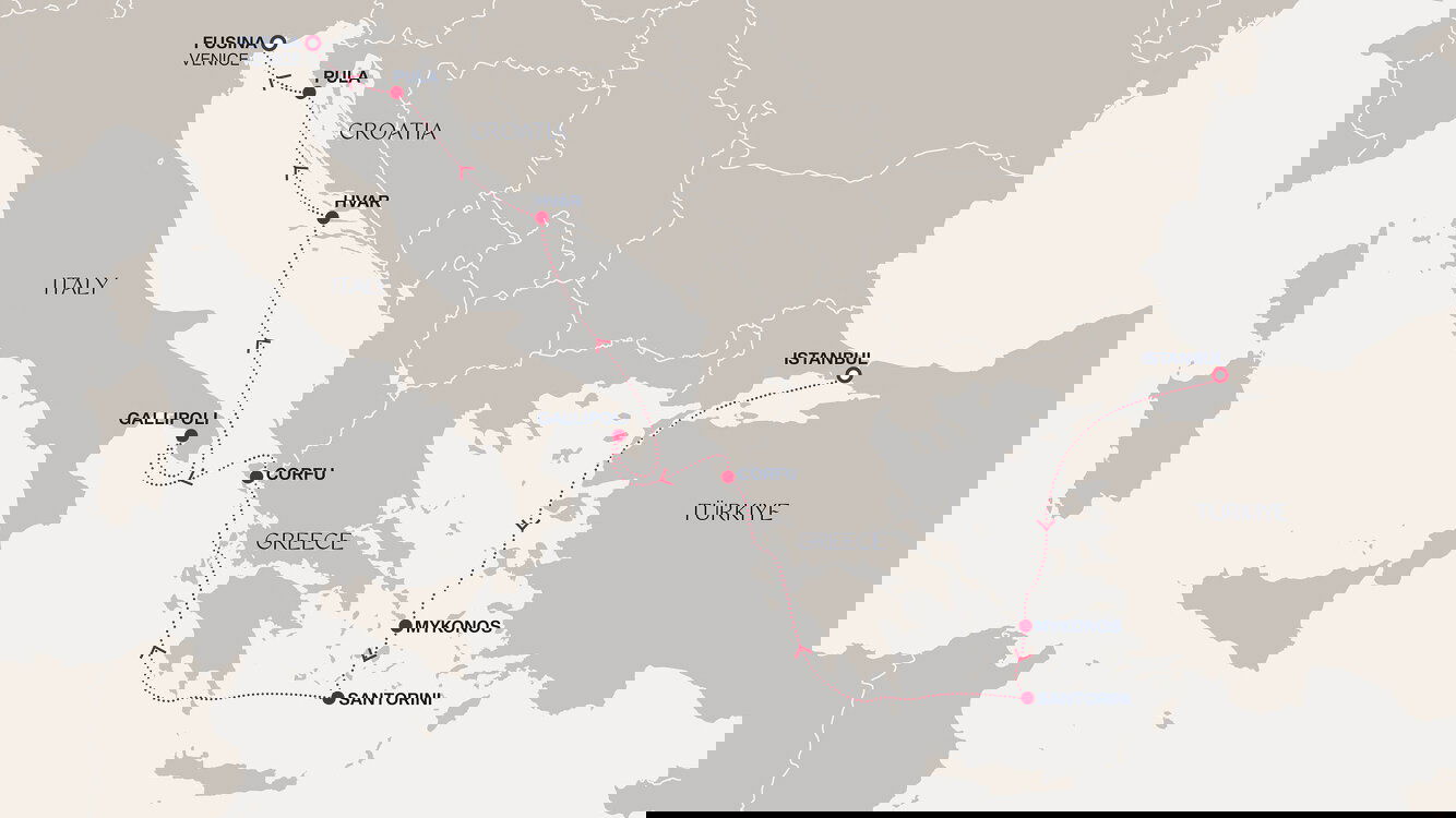 A Journey from Istanbul to Venice - Explora Journeys (10 Night Cruise ...