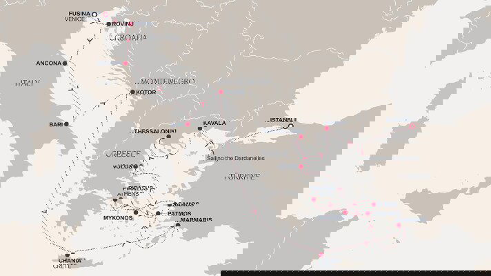 Cruises from Venice to Istanbul - 2025-2027 Seasons