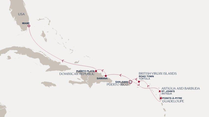 Cruises from San Juan to Miami | 2026-2028 | Global Journeys