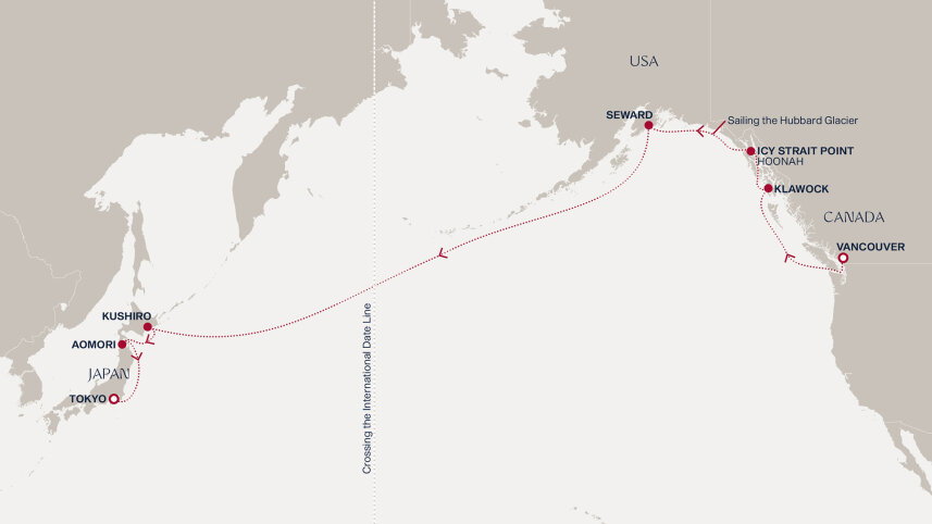 Cruises from Canada to Japan - 2026 & 2027 Seasons