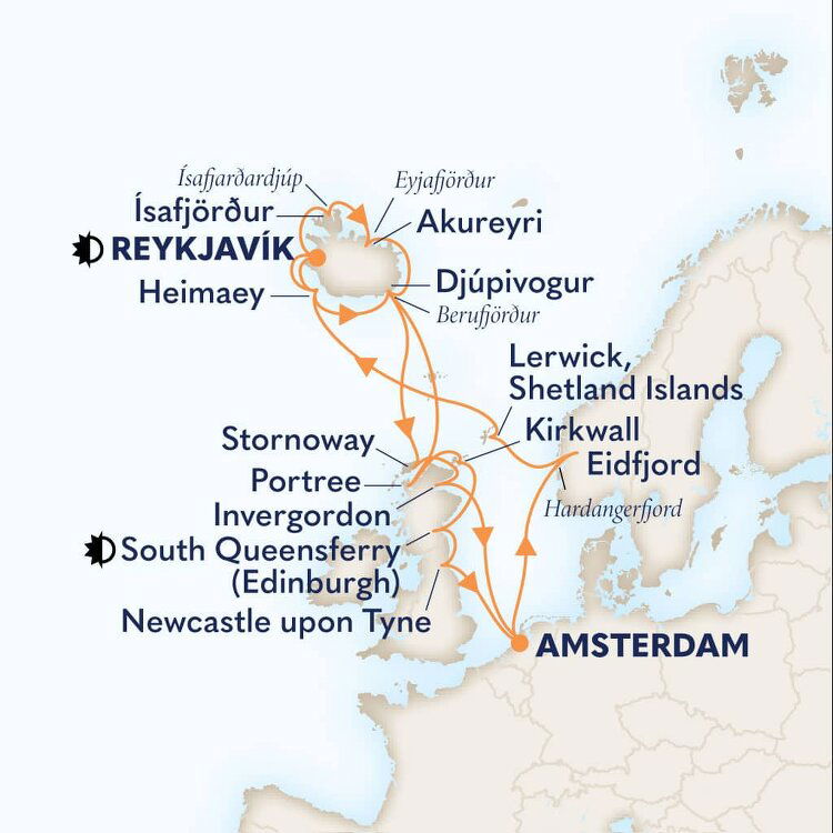 Legends & Mysteries Of Iceland & Scotland - Holland America (24 Night ...