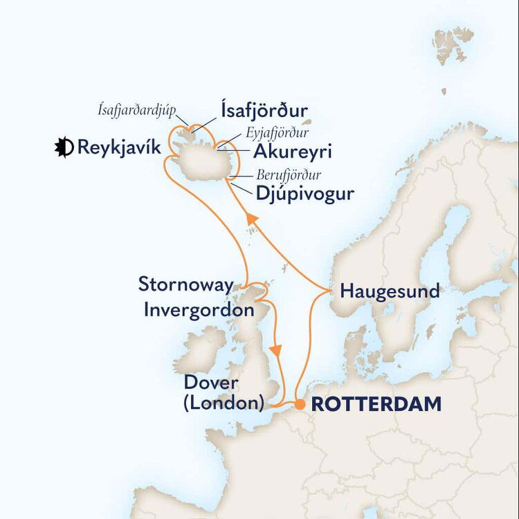 Viking Trails & Celtic Origins: Reykjavik Overnight - Holland America (14 Night Roundtrip Cruise ...