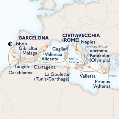 Cruises From Rome To Barcelona 2024 2027 Seasons