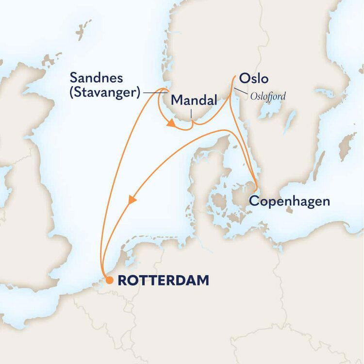 Norwegian Fjords & Copenhagen With History Channel - Holland America (7 Night Roundtrip Cruise ...