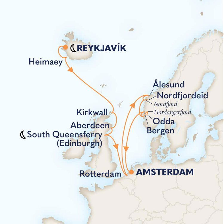 Celtic Origins & Norway Fjords With History Channel - Holland America (14 Night Cruise from ...