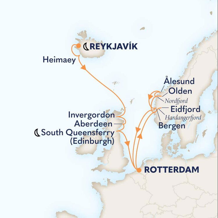 Celtic Origins & Norway Fjords With History Channel - Holland America (14 Night Cruise from ...