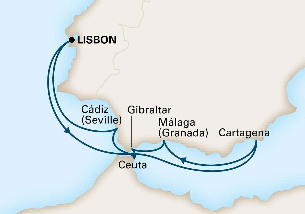 Spanish Riviera Explorer - Holland America (7 Night Roundtrip Cruise ...