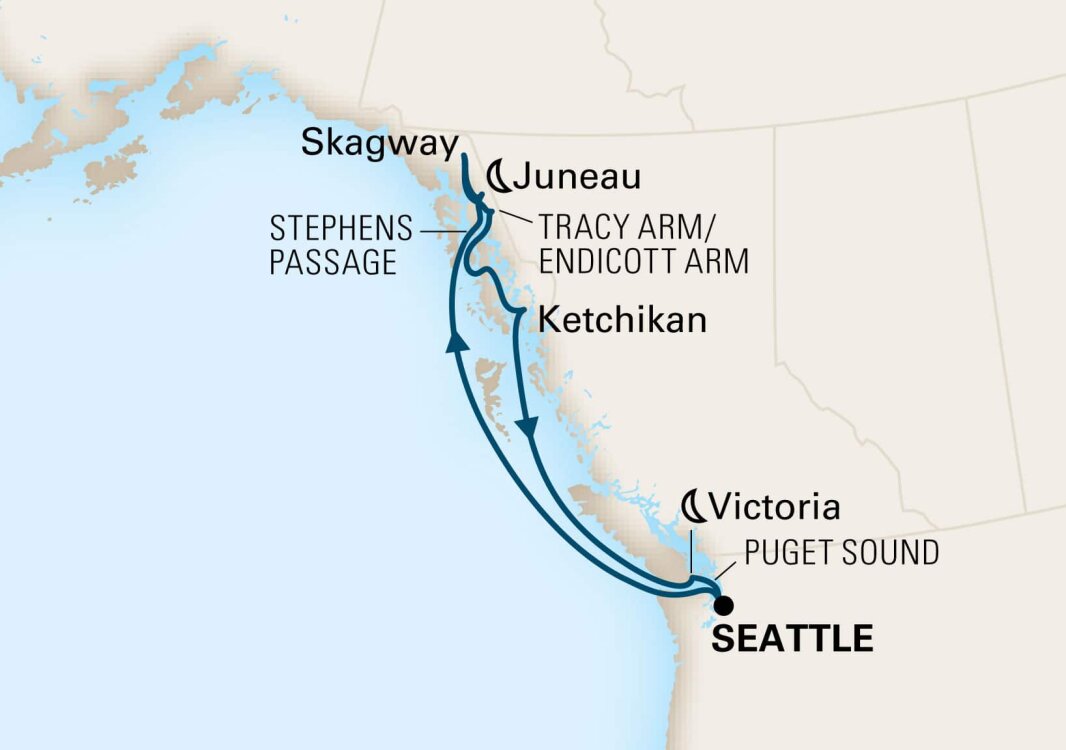 Alaskan Explorer - Holland America (6 Night Roundtrip cruise from Seattle)
