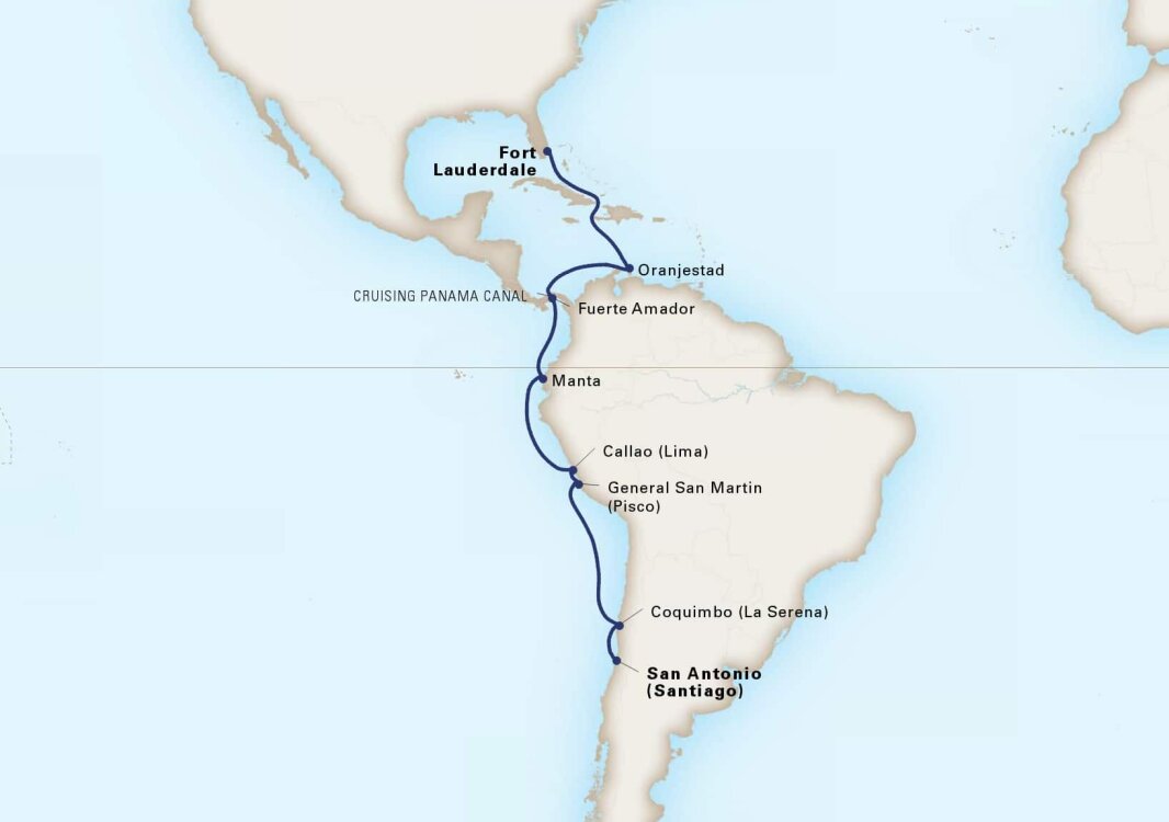 Panama Canal & Inca Discovery - Holland America (17 Night Cruise from ...