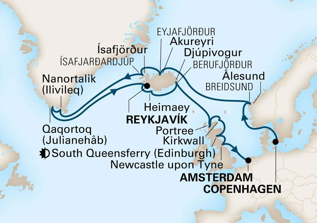 Iceland, Greenland & Scottish Mysteries - Holland America (21 Night ...