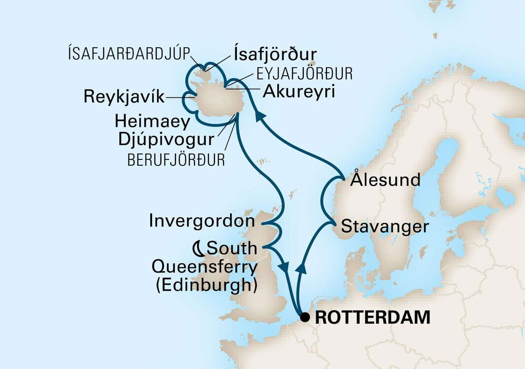 Fjords And Celtic Origins: Edinburgh - Holland America (14 Night Roundtrip Cruise from Rotterdam)