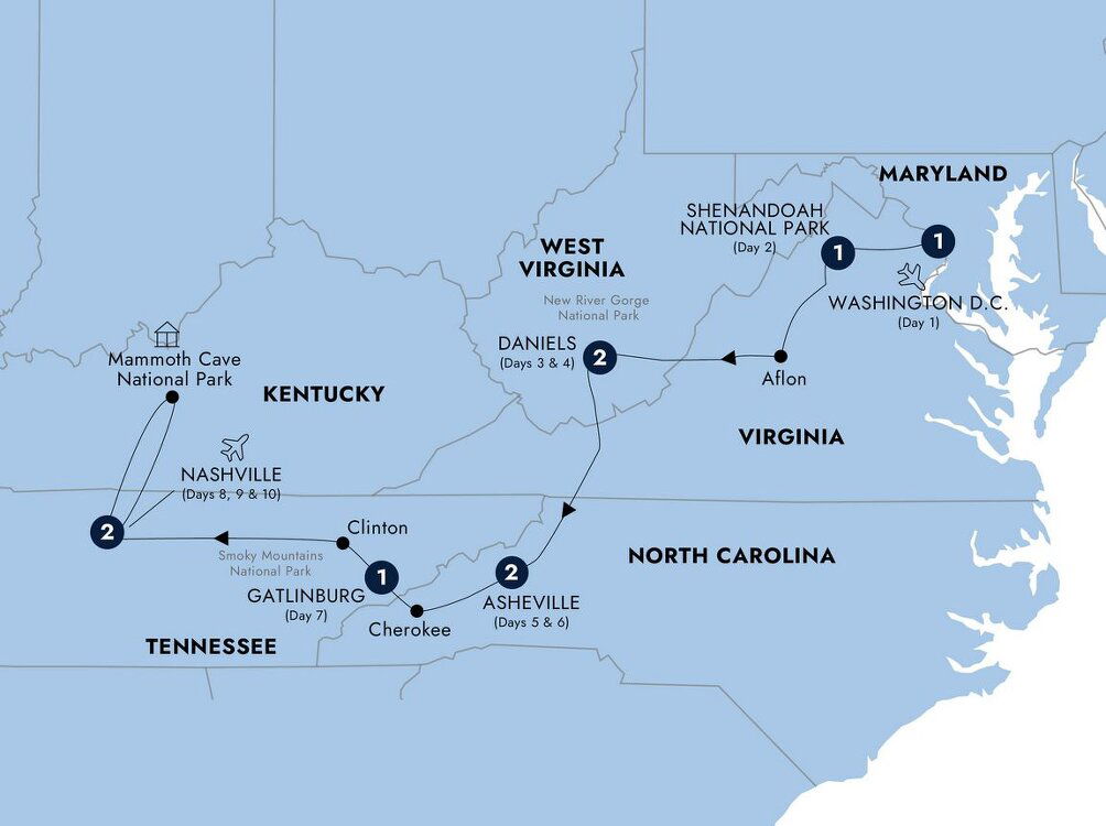 Spectacular National Parks of Eastern USA - Insight Vacations (10 Days ...