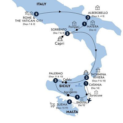 Southern Italy Tours & Trips - 2024-2026 Seasons