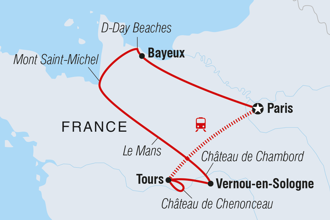 Premium Paris, Loire Valley & Normandy - Intrepid (9 Days From Paris to ...