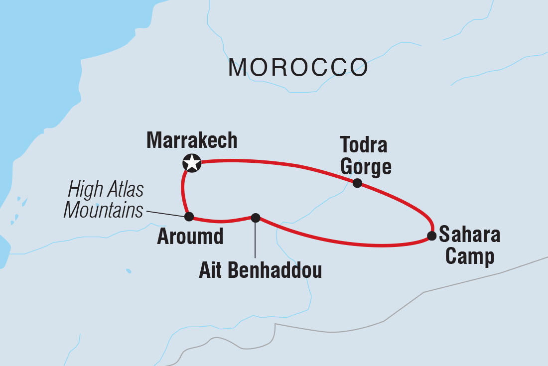 One Week in Morocco: Sahara & Todra Gorge - Intrepid (8 Days From ...