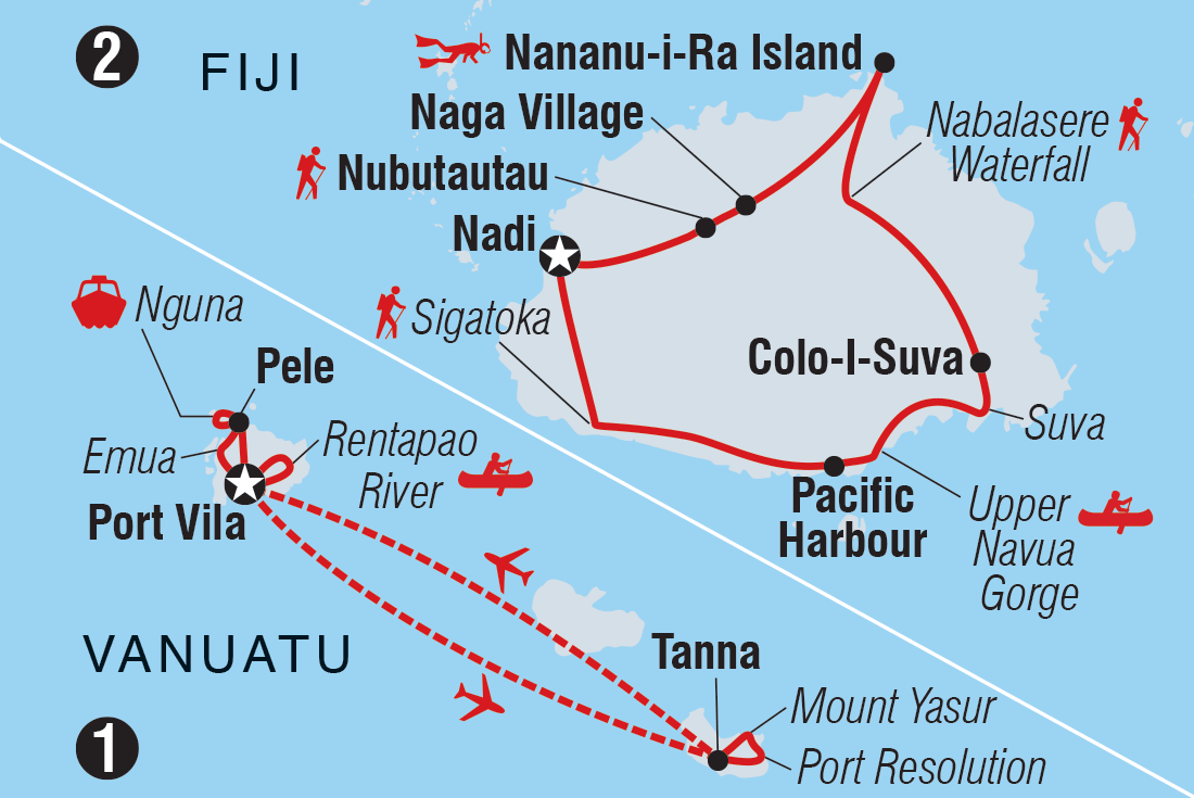 Vanuatu & Fiji Adventure - Intrepid (17 Days From Port Vila to Nadi)
