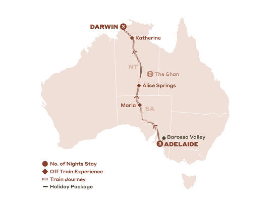 The Ghan - Rail Journeys & Expeditions - 2025 Season