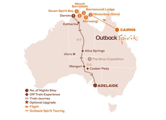 The Ghan - Rail Journeys & Expeditions - 2025 & 2026 Seasons