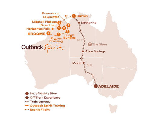 The Ghan - Rail Journeys & Expeditions - 2025 & 2026 Seasons