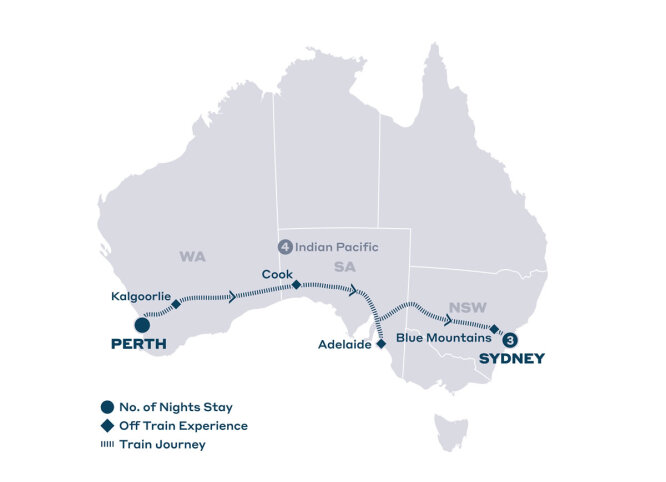 Indian Pacific - Rail Journeys & Expeditions | 2026 Season