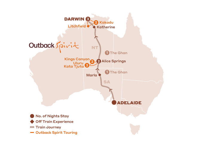 The Ghan - Rail Journeys & Expeditions | 2026-2027 Seasons