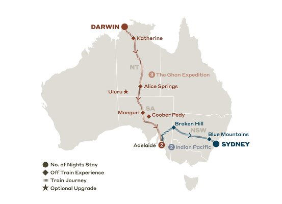 The Ghan - Rail Journeys & Expeditions - 2025 & 2026 Seasons