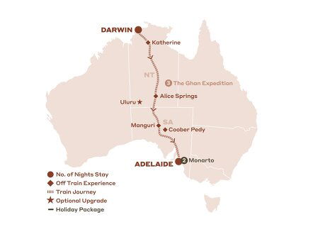 The Ghan - Rail Journeys & Expeditions - 2025 & 2026 Seasons