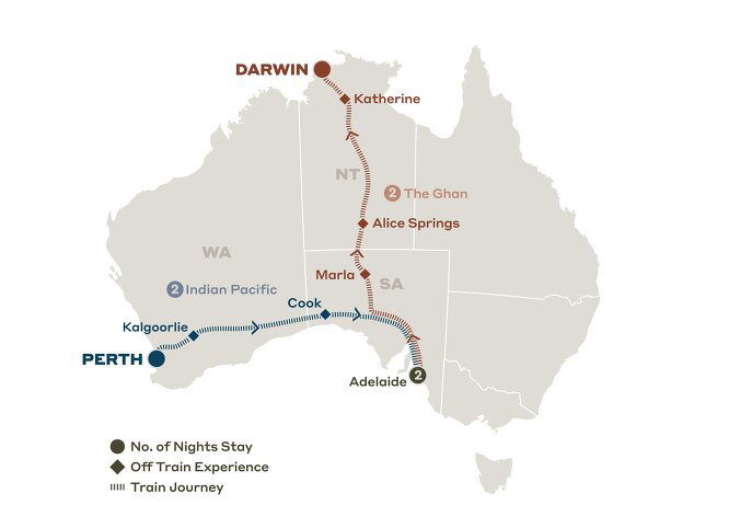 The Ghan - Rail Journeys & Expeditions | 2026-2027 Seasons