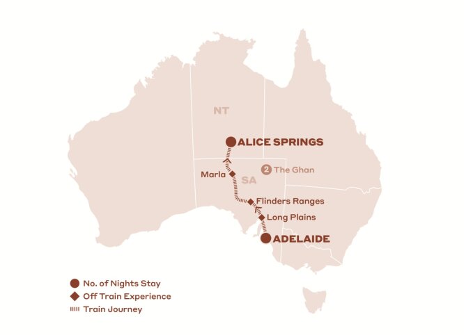 The Ghan - Rail Journeys & Expeditions | 2026-2027 Seasons