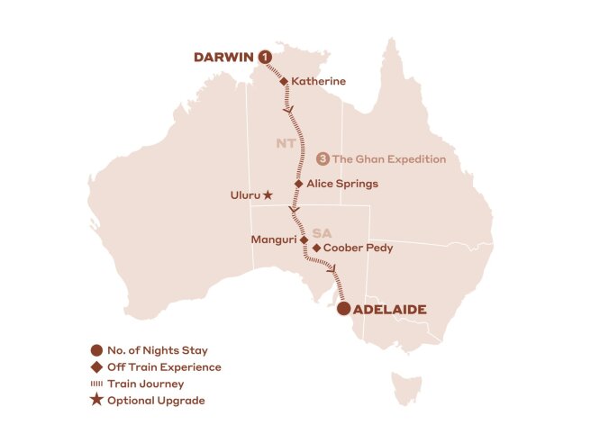 The Ghan - Rail Journeys & Expeditions | 2026-2027 Seasons