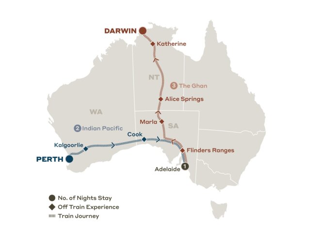 The Ghan - Rail Journeys & Expeditions | 2026-2027 Seasons