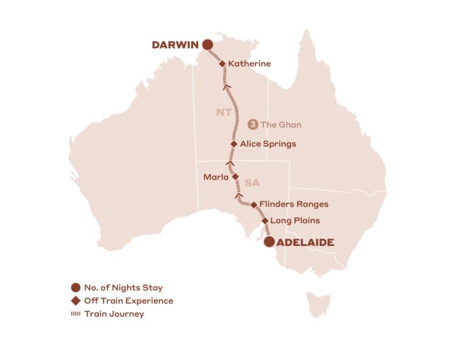 The Ghan - Rail Journeys & Expeditions | 2026-2027 Seasons