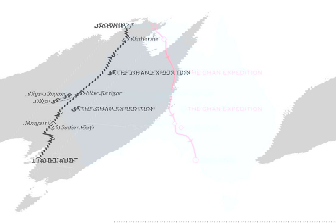 Red Centre Spectacular - Journey Beyond (11 Days From Darwin to Adelaide)