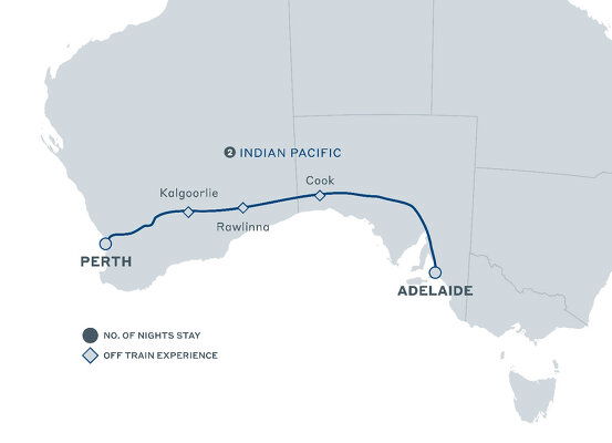 Indian Pacific - Rail Journeys & Expeditions - 2024 Season