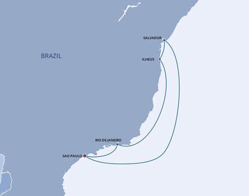 Brazil Cruises - 2025-2027 Seasons