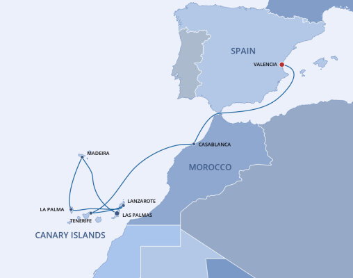 Morocco Cruises - 2024-2027 Seasons