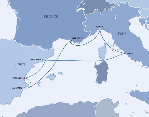 MSC Cruises Starting In Valencia - 2024-2026 Seasons