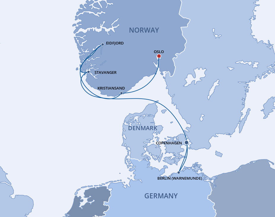 Northern Europe - MSC Cruises (7 Days From Copenhagen to Oslo)