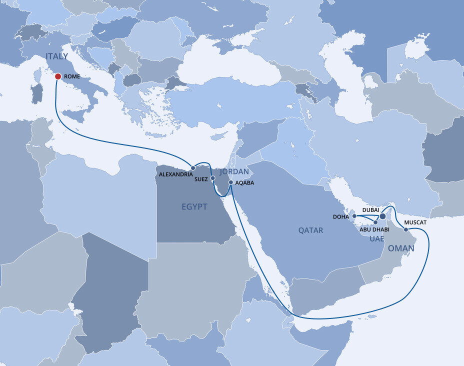 MSC Grand Voyages - MSC Cruises (16 Night Cruise from Dubai to Rome)