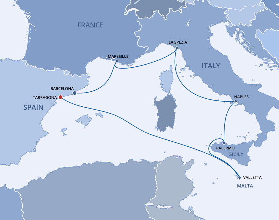 Mediterranean - MSC Cruises (7 Night Cruise from Barcelona to Tarragona)