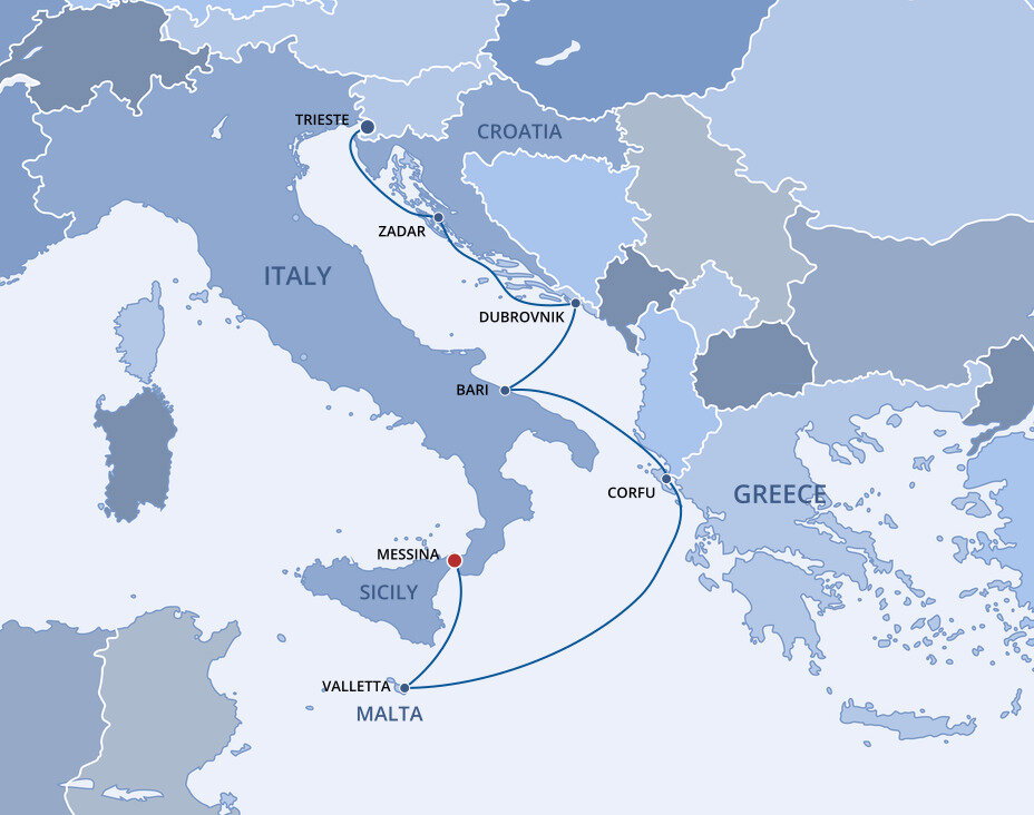 Mediterranean - MSC Cruises (7 Night Cruise from Trieste to Messina)