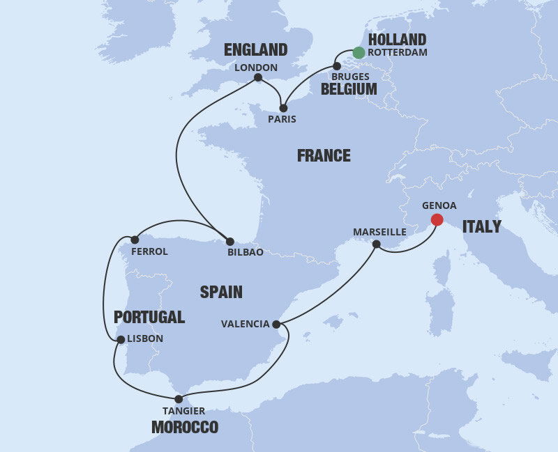 Best of Europe - MSC Cruises (13 Night Cruise from Rotterdam to Genoa)