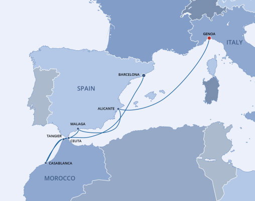Morocco Cruises - 2023-2025 Seasons