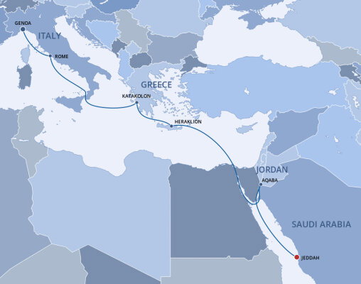Cruises to Jordan - 2022, 2023 & 2024 Seasons