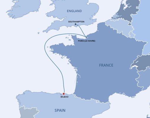 Cruises from England to Spain - 2023 & 2024 Seasons