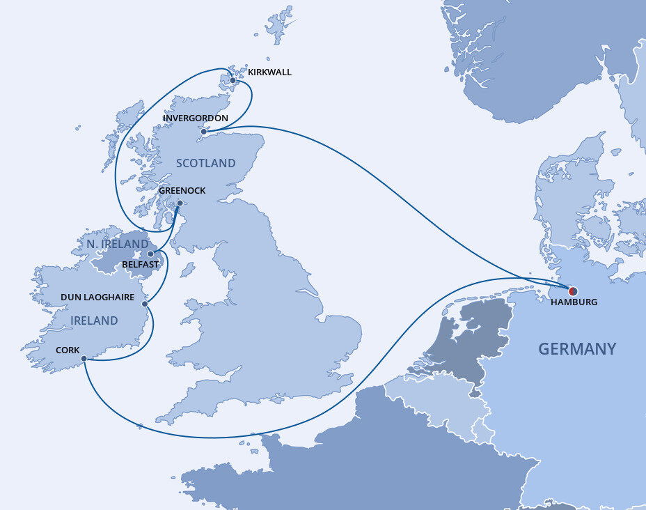 UK & Ireland Cruise - MSC Cruises (10 Night Roundtrip Cruise from Hamburg)